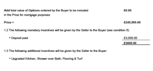 Accounting for discounts and incentives in developer applications – HM ...