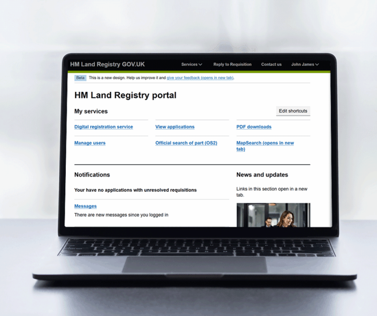 HM Land Registry portal to be refreshed – HM Land Registry