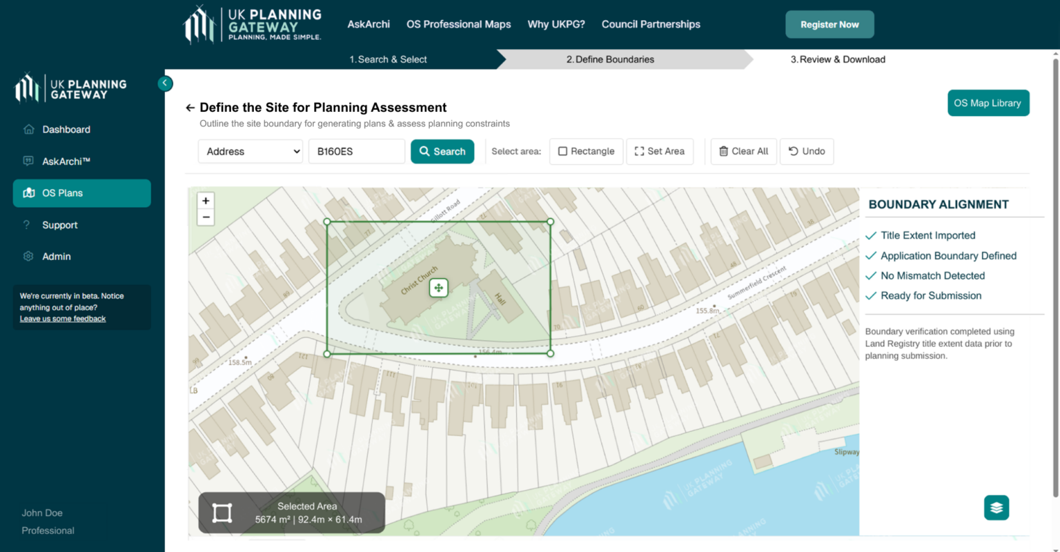 Right-first-time planning submissions – HM Land Registry